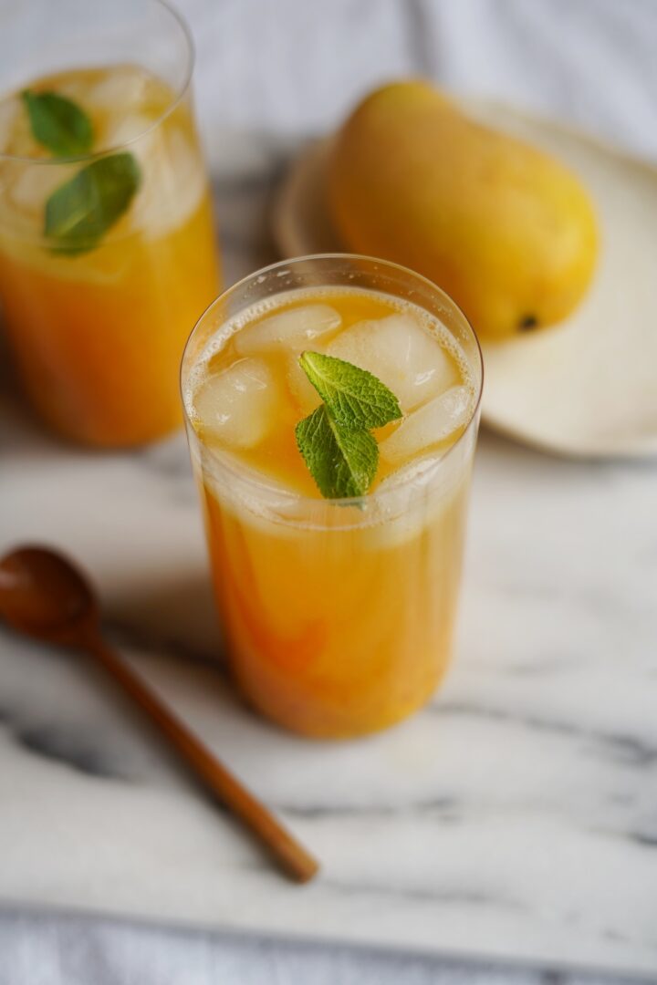 Mango Green Tea - Couple Eats Food